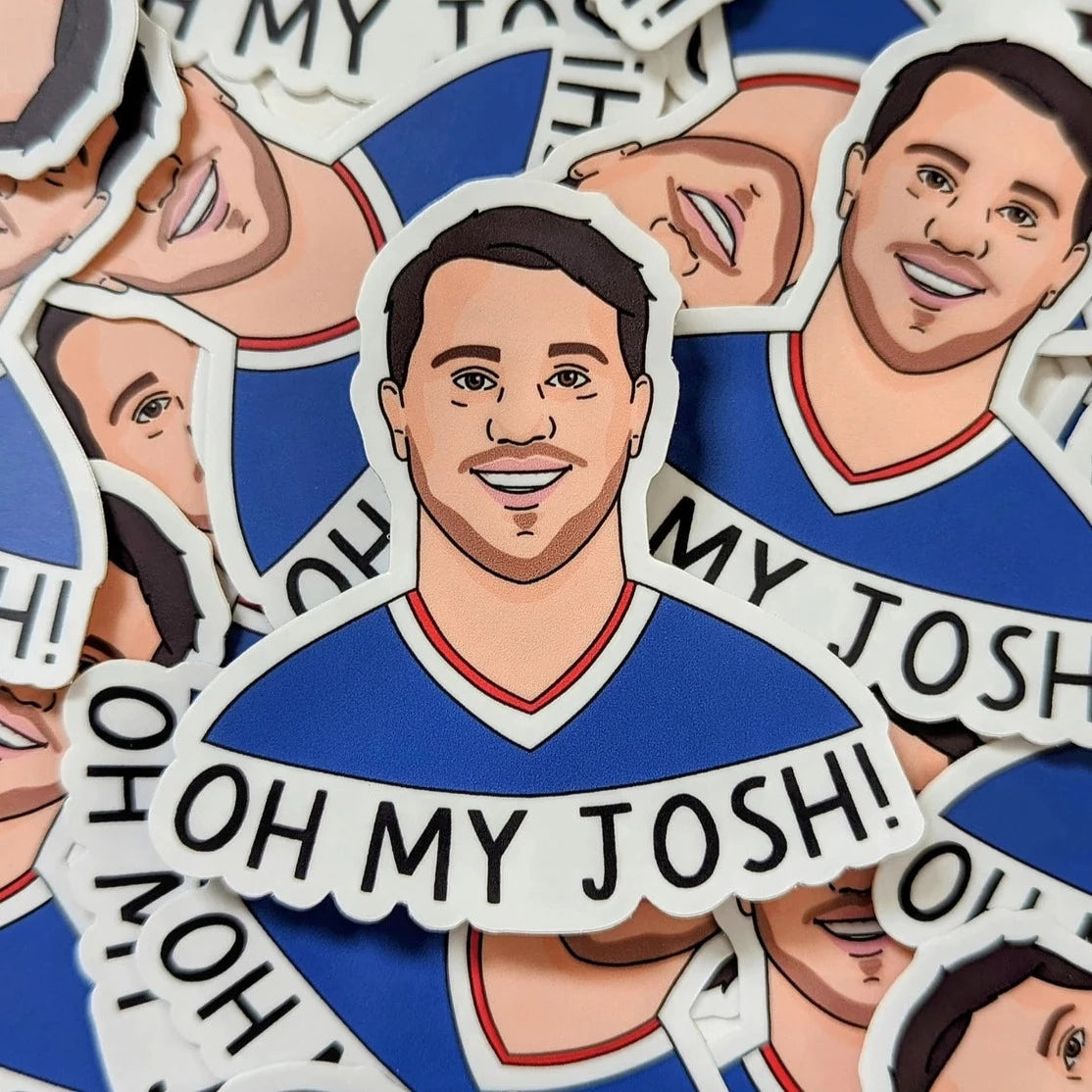 Oh My Josh Sticker – Tiny Buffalo Designs Co.