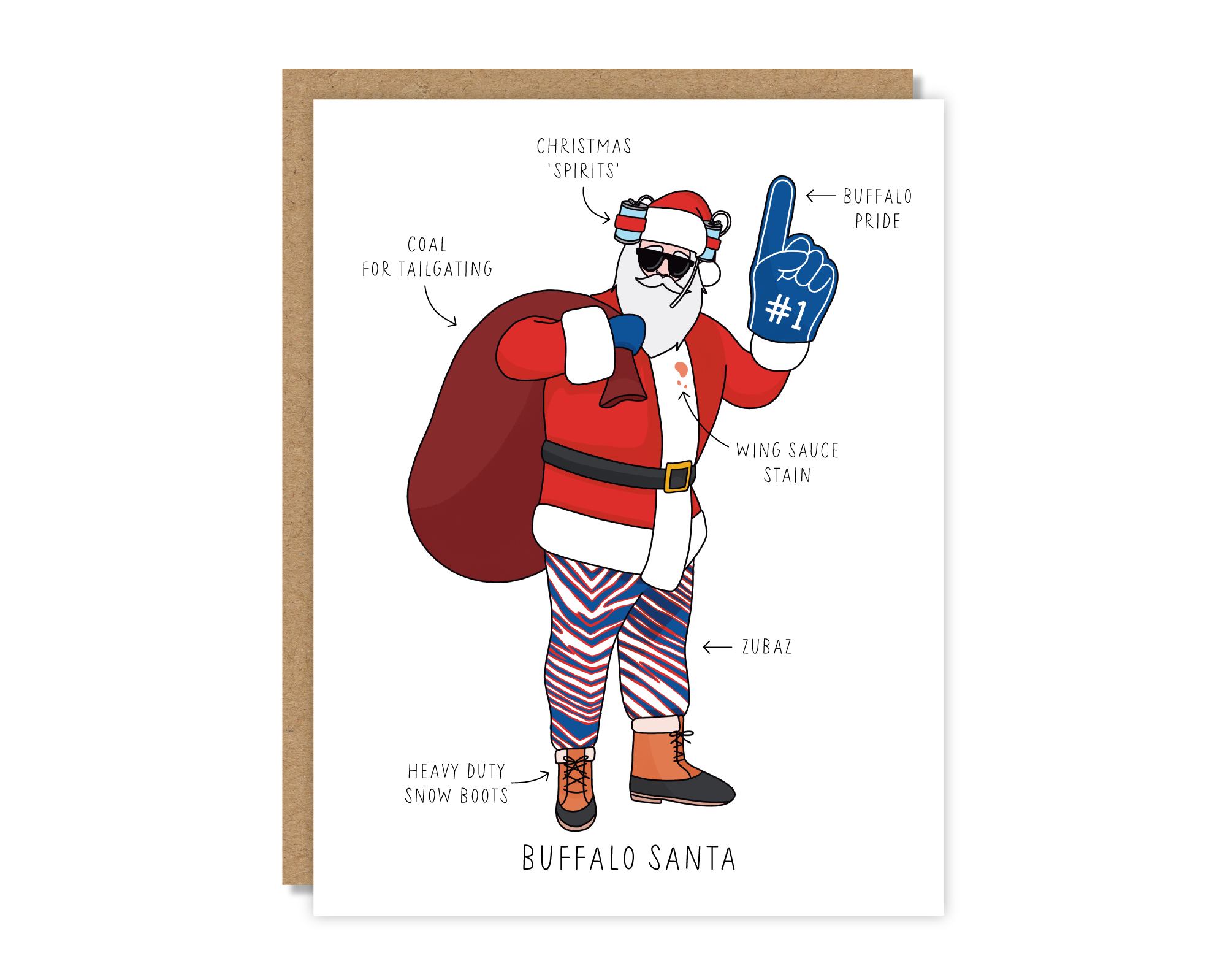 Buffalo Santa – Tiny Buffalo Designs Co.
