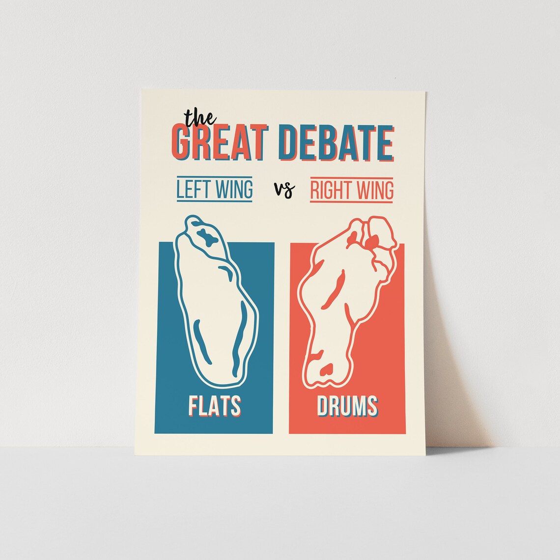 The Great Debate Art Print – Tiny Buffalo Designs Co.