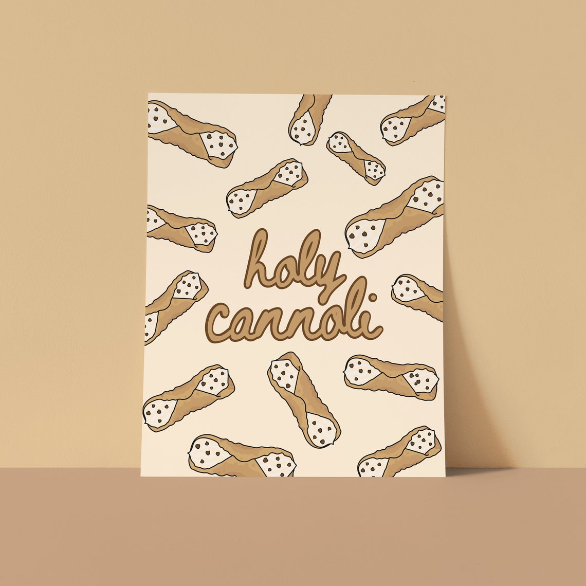 Holy Cannoli Art Print – Tiny Buffalo Designs Co.